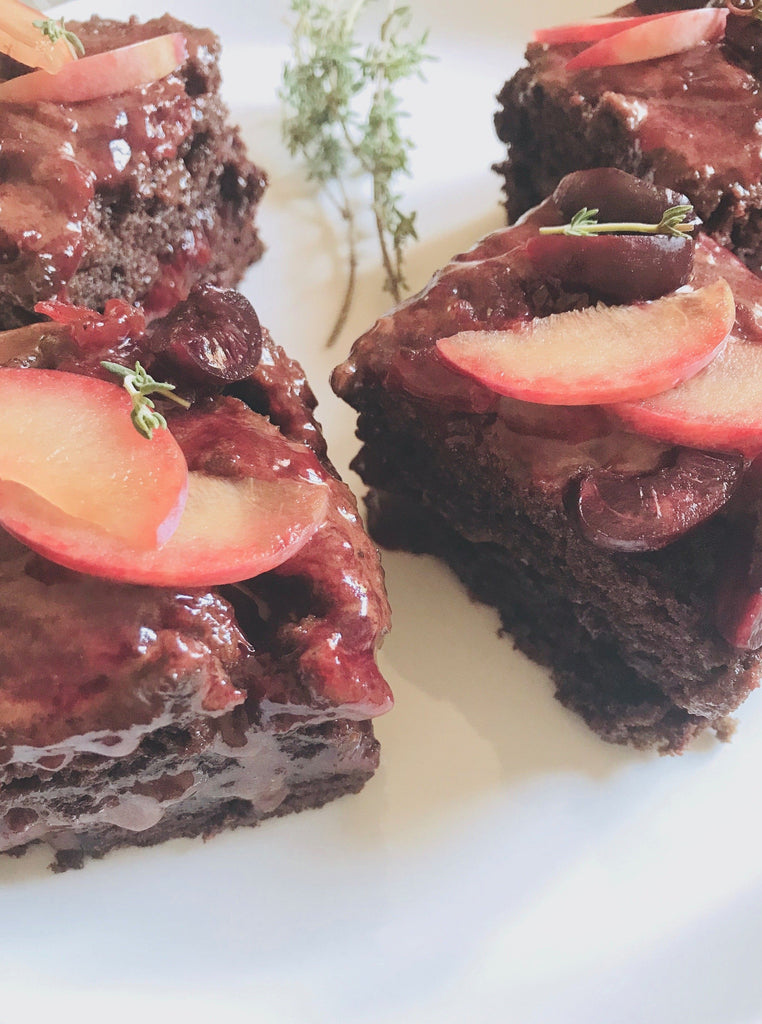 Vegan Chocolate Cherry Jam Cake – jamblossoms
